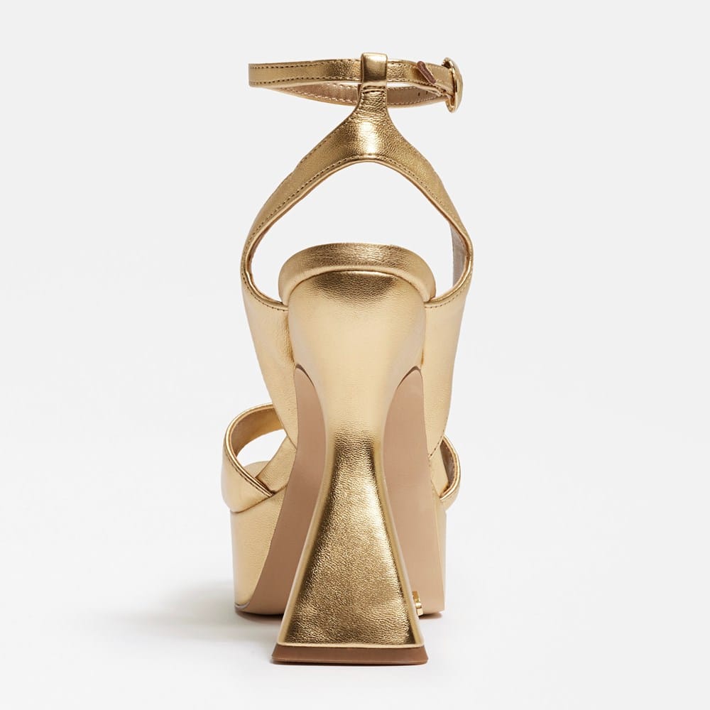 Gold Platform Heels