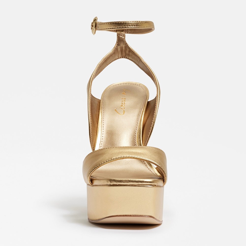 Gold Platform Heels